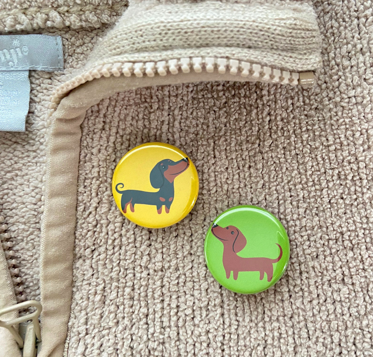 Dachshund Buttons - What's Up Dox