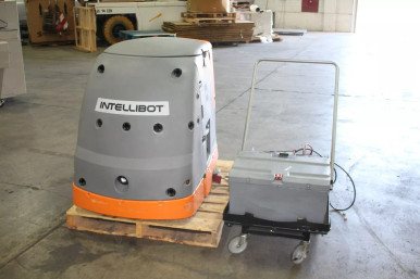 Taski Duobot 1850 Floor Scrubber W/ 2 Batteries, 2 Chargers,& Battery ...