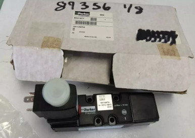 new PARKER 19114MTA PNEUMATIC VALVE DIRECTIONAL CONTROL W/ B-12 COIL,BK ...