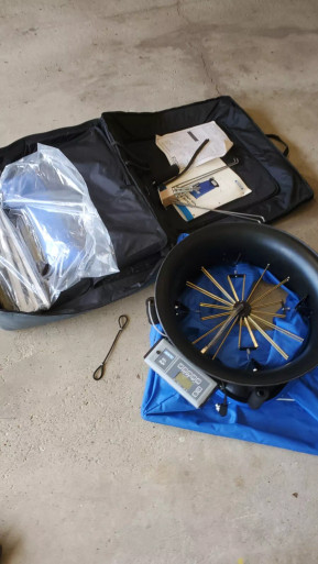 TSI Alnor Electronic Balometer Air Balancing Unit w/APM 150 Meter AS IS ...