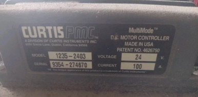 NEW CURTIS PMC 1235-2403 PMC MULTIMODE DC MOTOR CONTROLLER 24V/100A ...