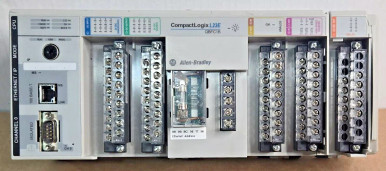 Allen Bradley CompactLogix L23E QBFC1B ETHERNET/IP PLC Module POWER TESTED