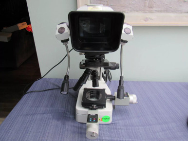 Vision Engineering Stereo Dynascope with stand, 4 optics.