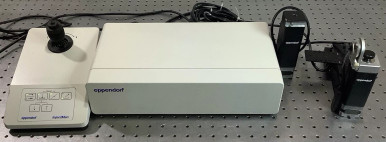 Eppendorf 5171 MicroManipulator Stage 6540 R094 + InjectMan Joystick ...