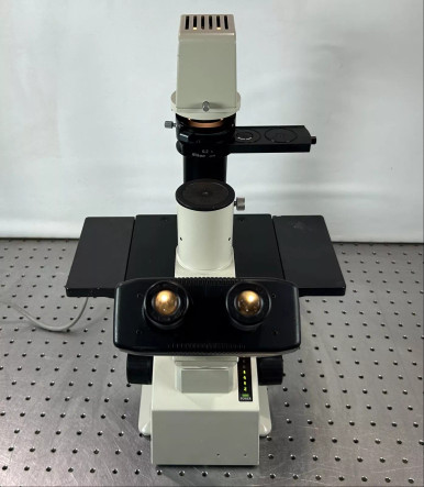 Nikon TMS-F Triocular Microscope w/ 3 Objective Lens