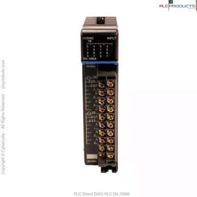 PLC Direct D405 D4-16NA 16-point 220VAC input module, 2 commons ...