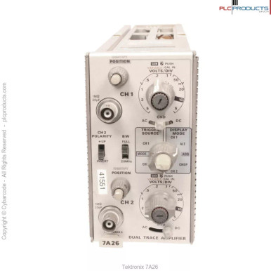 Tektronix 7A26 Dual Trace Amplifier
