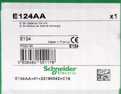 SCHNEIDER ELECTRIC E124AA MICOM Type E124 Capacitor TRIP Unit Module