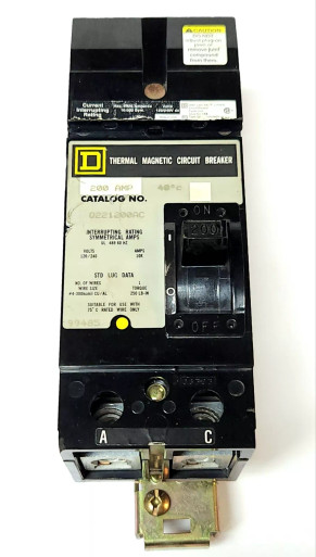 SQUARE D Q221200AC 2 Pole 200 AMP Q2 I Line Circuit Breaker