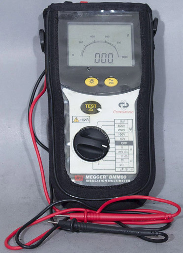 Megger BMM80 Analog/Digital Hand-Held Premium Insulation Tester/Multimeter