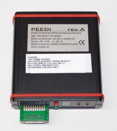 Ronetix PEEDI JTAG Emulator Unit Power Embedded Ethernet Debug ...