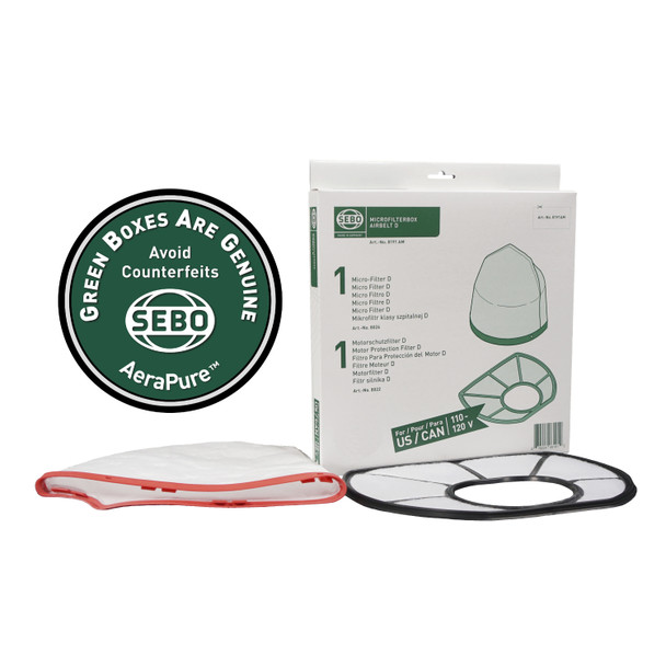 Filter Set for Sebo D series Vacuums