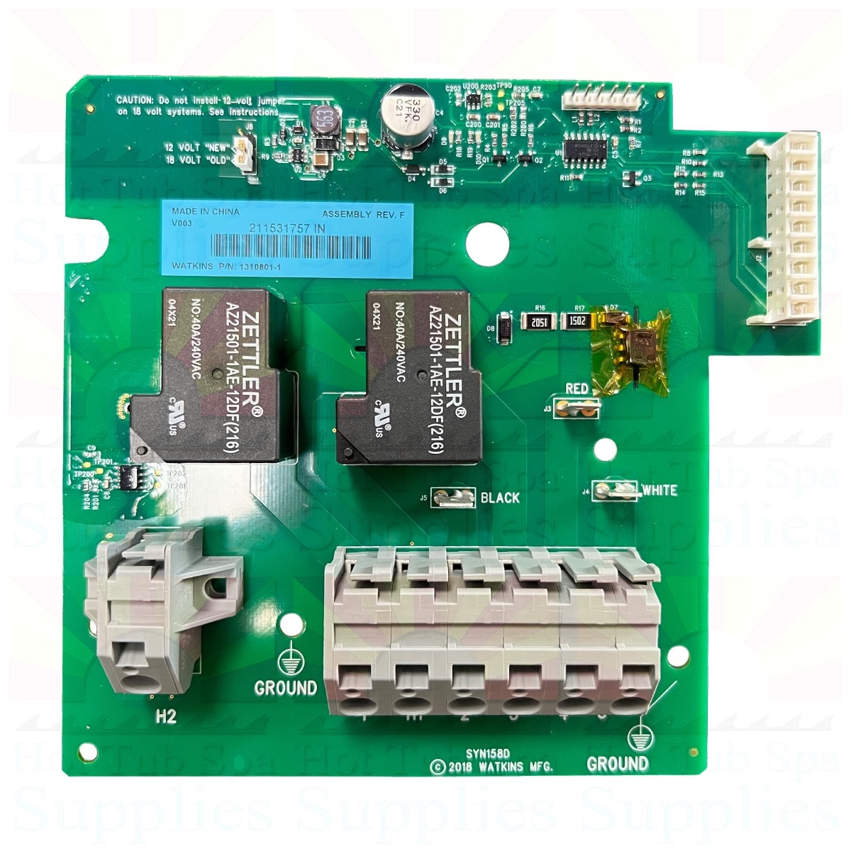 Spa Heater Relay Board - Prisco Hot Spring Supplies
