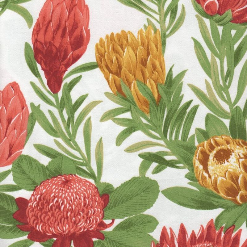 KENZIE ROSE GOLD Floral Print Upholstery And Drapery Fabric