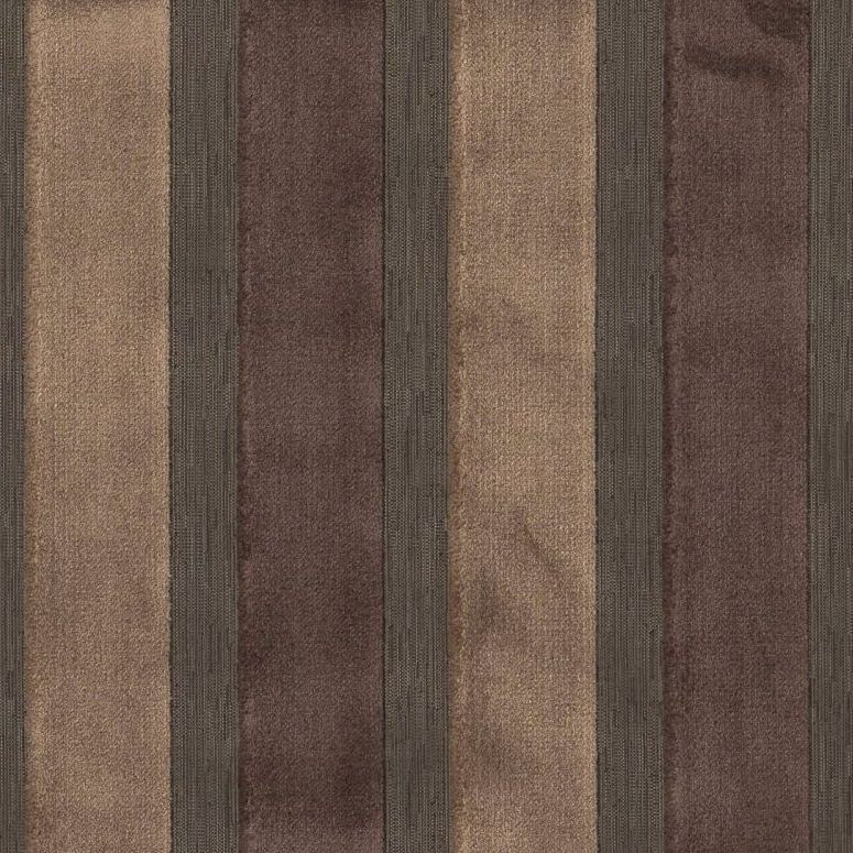 LARAS VELVET STRIPE MINK Stripe Velvet Upholstery Fabric