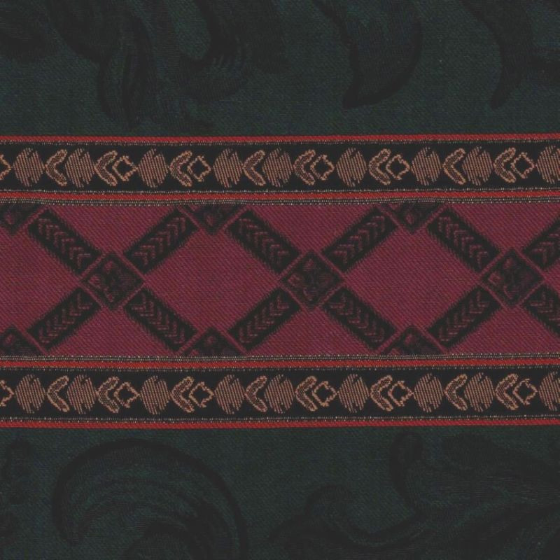 FULLER AUBERGINE Lattice Jacquard Upholstery Fabric