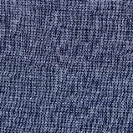 WHITNEY DENIM Solid Color Linen Blend Upholstery And Drapery Fabric