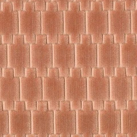 KOBBLE ADOBE Lattice Velvet Upholstery Fabric