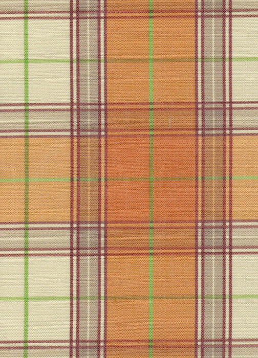 ODOM SPRING Plaid Print Upholstery And Drapery Fabric