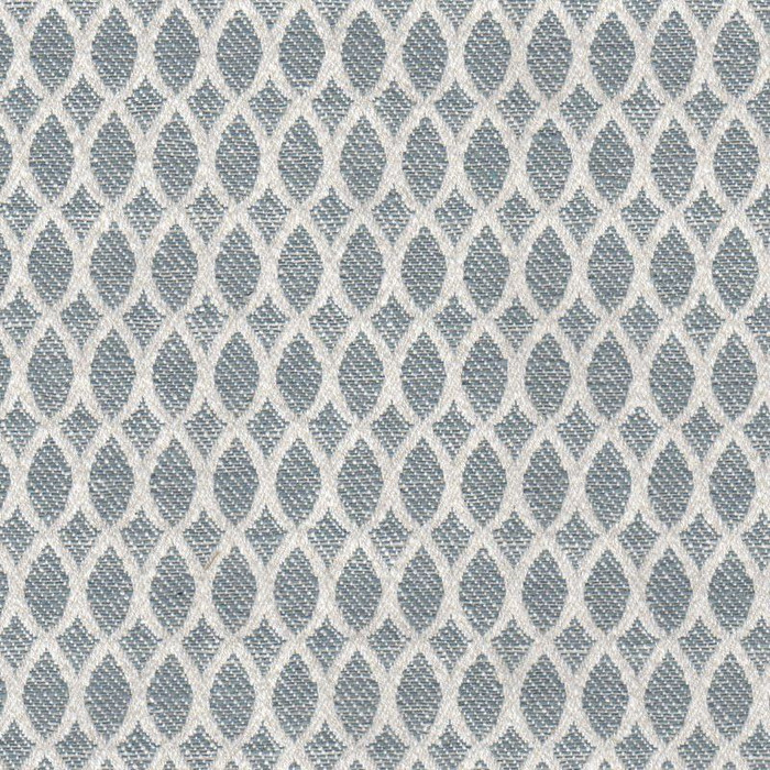 SUMMIT BAY BLUE Lattice Jacquard Upholstery Fabric