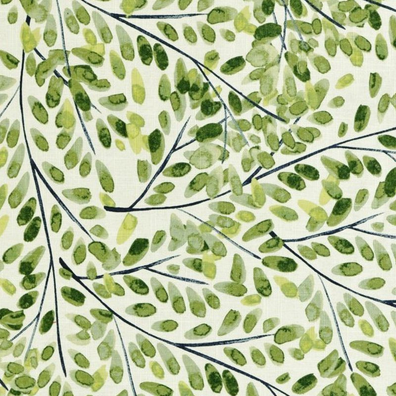 Covington SUNEIL 280 LEAF Floral Linen Blend Upholstery And Drapery Fabric
