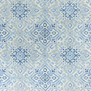 Covington BECCA 51 DENIM Southwestern Print Upholstery And Drapery Fabric