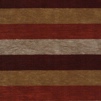 MURPHY BRANDY Stripe Chenille Upholstery Fabric