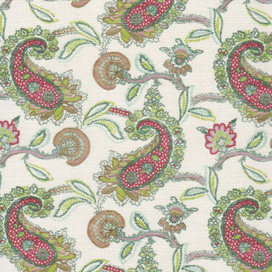 BENTLEY PRISM Paisley Print Upholstery And Drapery Fabric