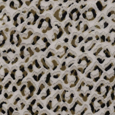 OCELOT TAUPE Velvet Upholstery Fabric
