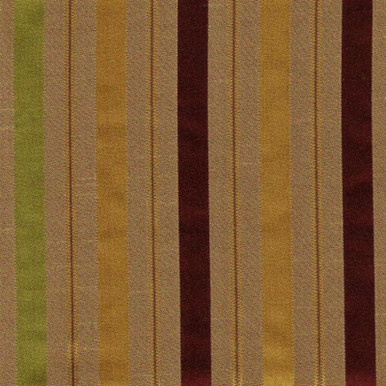 RENAISSANCE C BURGUNDY Stripe Jacquard Upholstery And Drapery Fabric