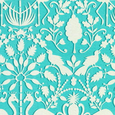 Dena Designs DDO SUMMER SET REEF 900530 Tropical Print Drapery Fabric