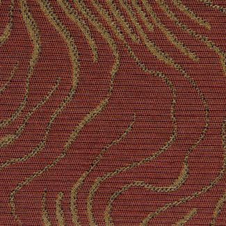 BRICK RED Jacquard Upholstery Fabric