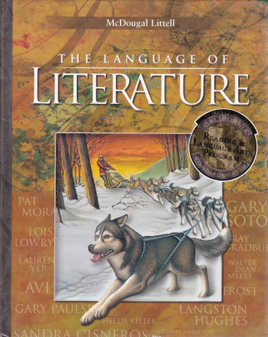 McDougal Littell THE LANGUAGE OF LITERATURE California Student Edition ...