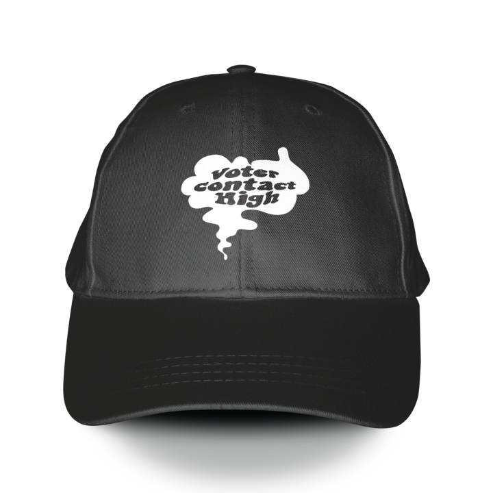 Voter Contact High (Black Baseball Cap) - Texas Democratic Party Webstore