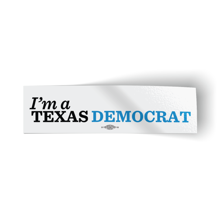 I'm A Texas Democrat (6" x 1.6" Vinyl Sticker -- Pack of Two!) - Texas ...