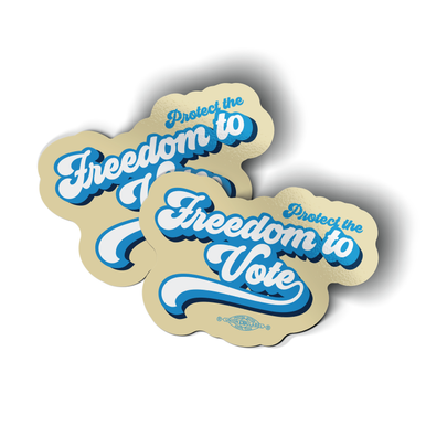 Freedom To Vote (3.5" x 2" Vinyl Sticker -- Pack of Two!) - Texas ...