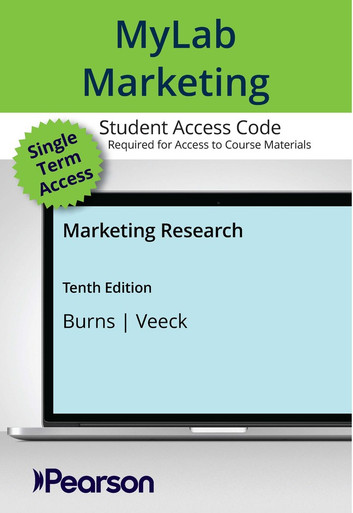 MyLab Marketing with Pearson eText Instant Access for Marketing Research