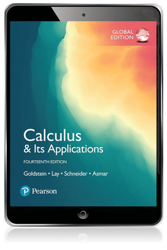 Calculus & Its Applications, Global Edition