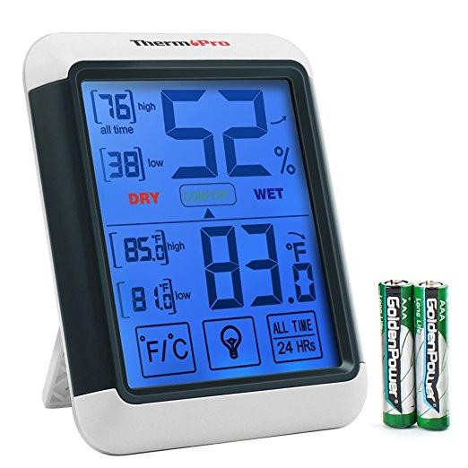 ThermoPro TP55 Digital Indoor Temperature and Humidity Monitor Hygrometer