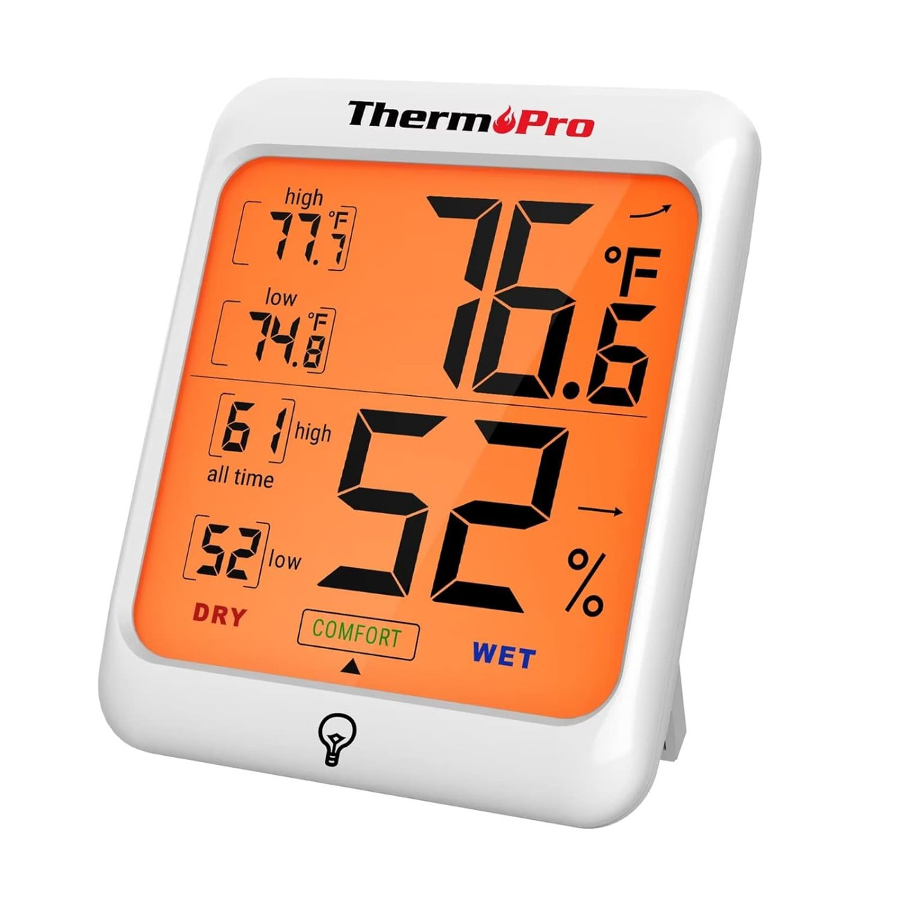 ThermoPro TP53 Digital Hygrometer Indoor Thermometer for Home