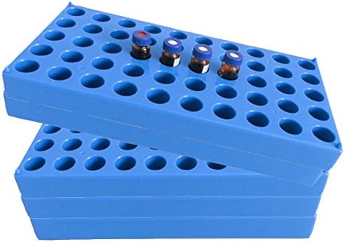 HPLC Vial Rack for 2ml Vials with 50 Holes, Pack of 5