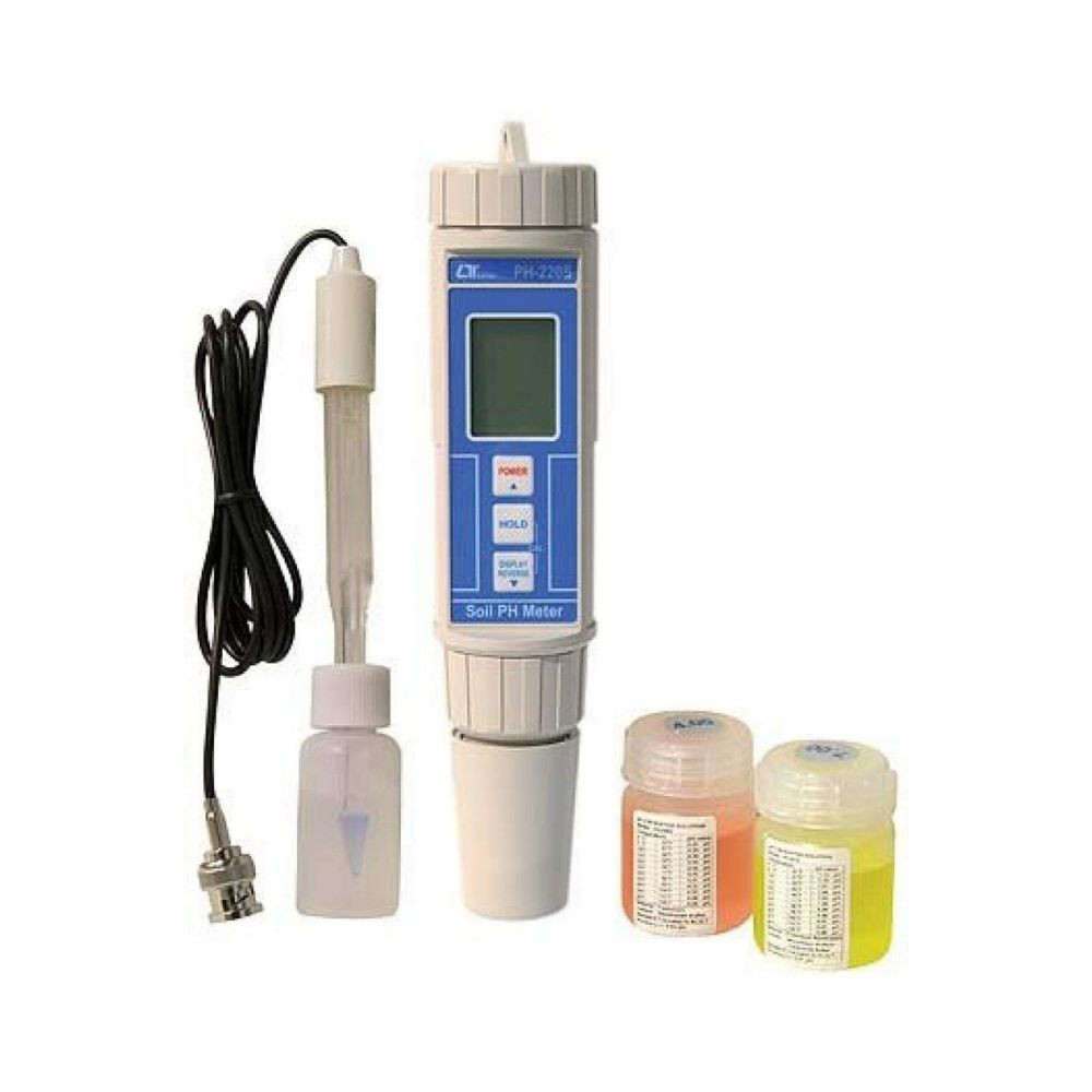 Lutron PH-220S High Accuracy Electronic Soil pH Meter with Spear Tip Probe
