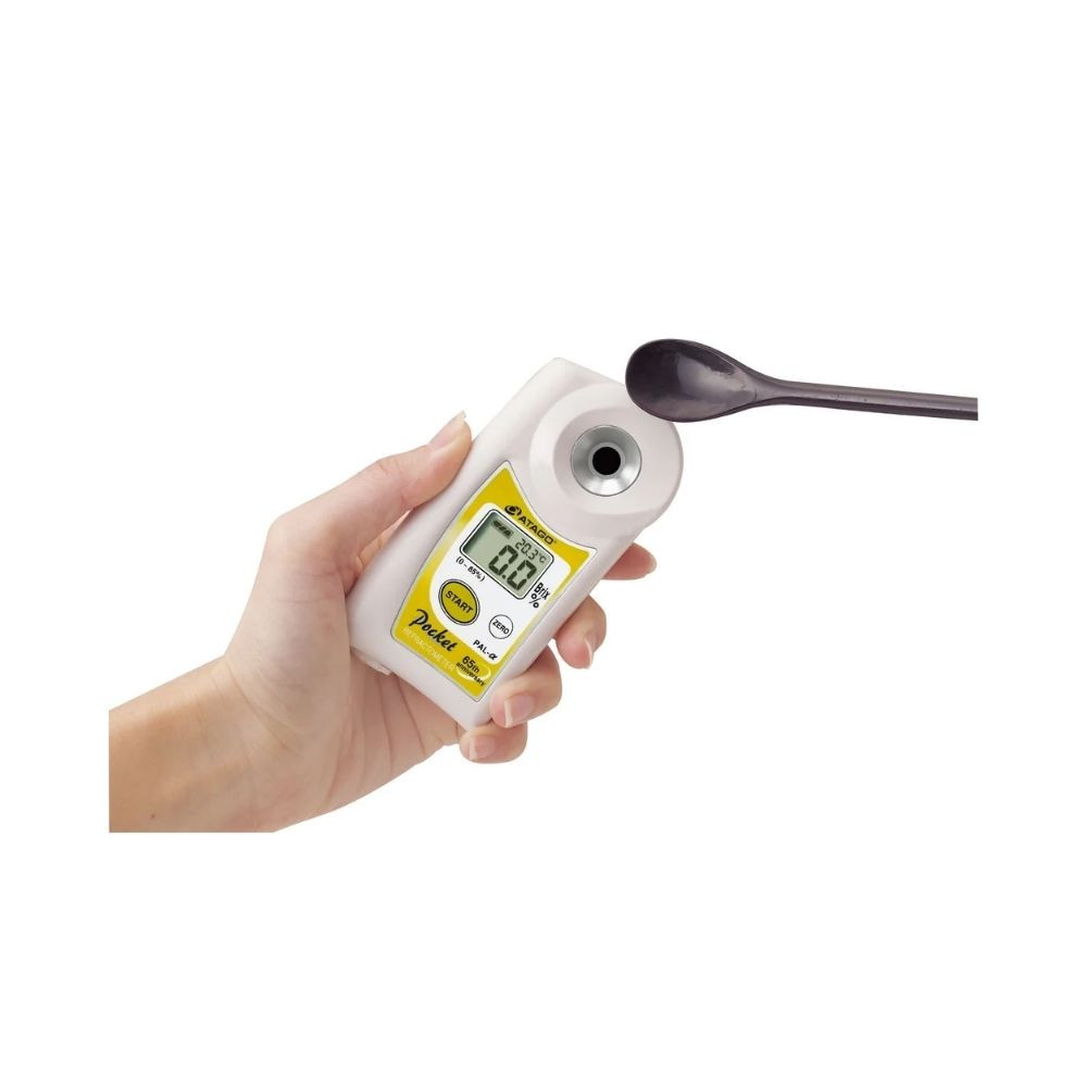 ATAGO PAL-Alpha Digital Pocket Refractometer 0.0-85.0% Brix with ATC ...