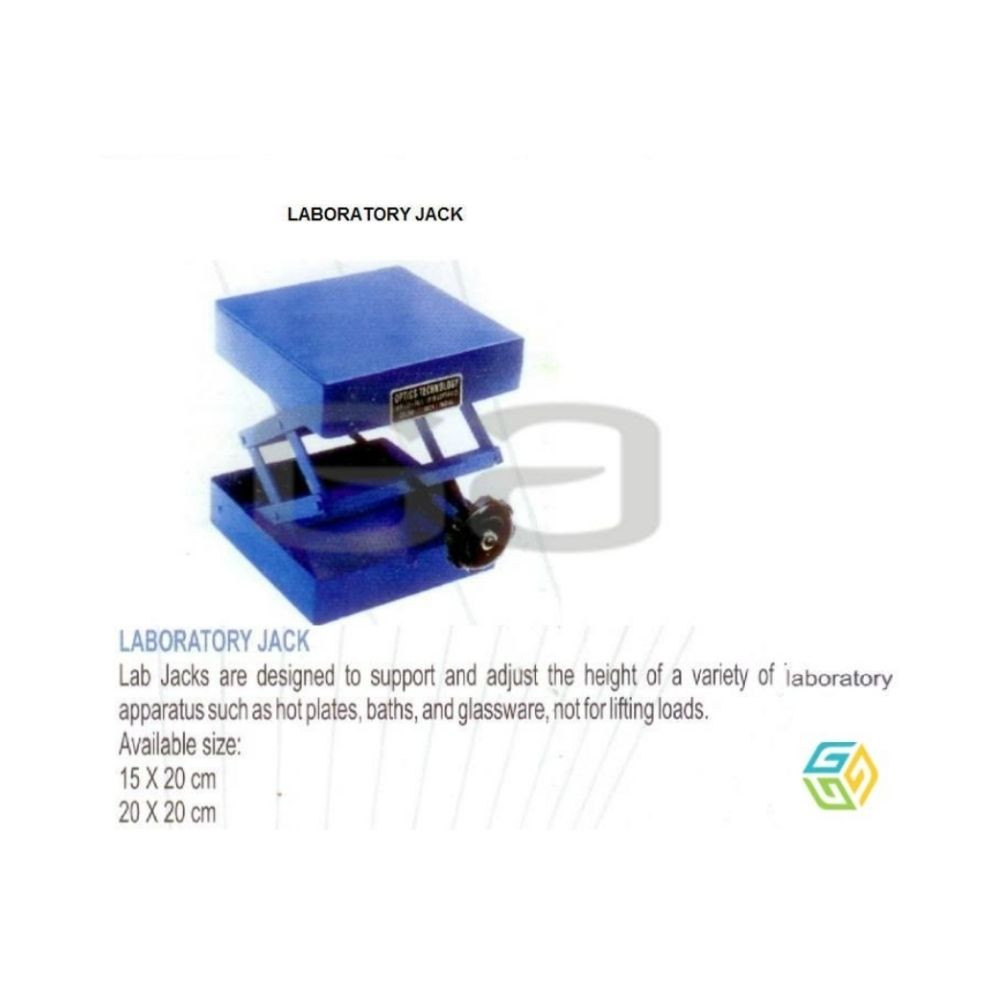 Premium Laboratory Jack (MS & SS Top) | Precision Height Adjustment for ...