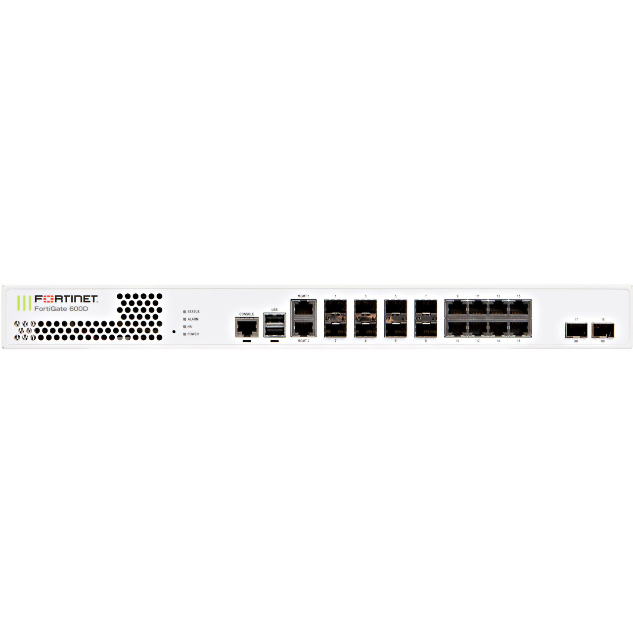 Fortinet FortiGate FG-600D Network Security/Firewall Appliance - 10 ...