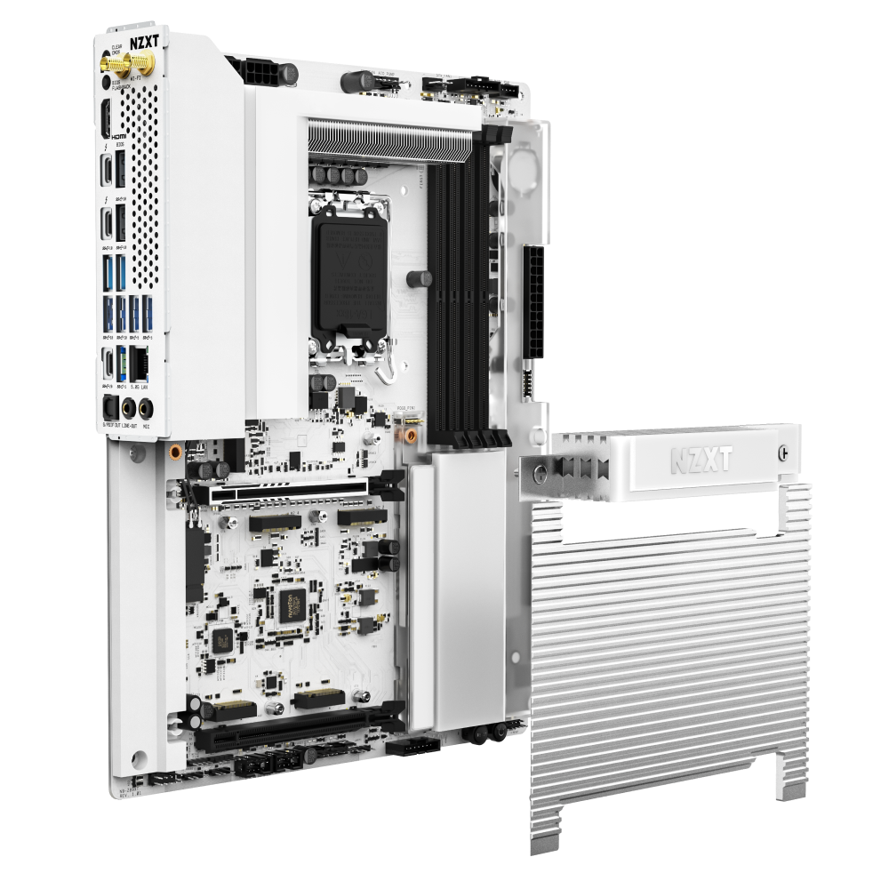 NZXT Intel Z890 ATX Gaming Wi-Fi 7 Motherboard with Full Cover & RGB ...