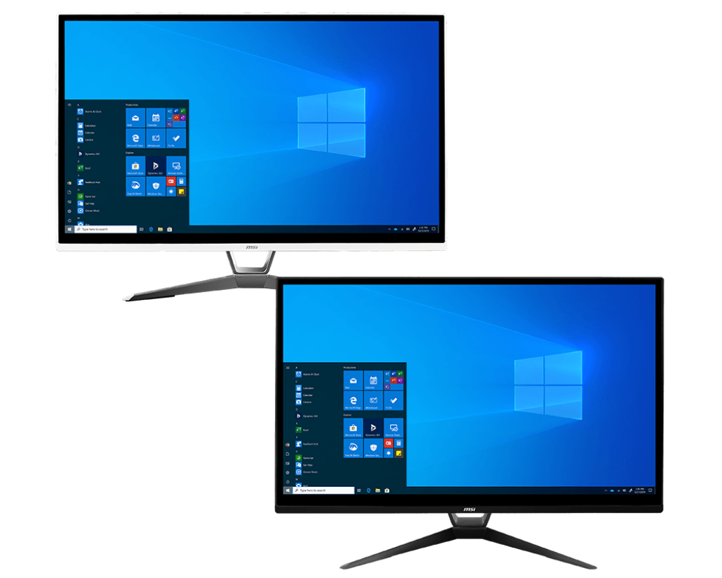 MSI Pro 22Xt Aio Desktop, 21.5In Fhd Ips-Grade Led Touchscreen W/Hdmi ...