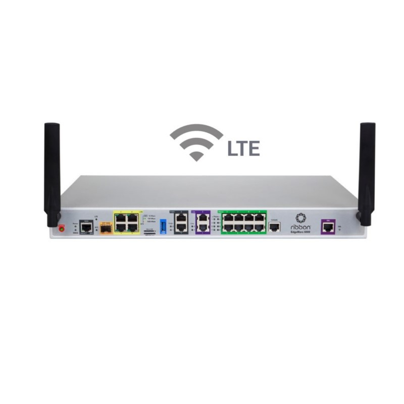 Ribbon EdgeMarc 6000 w/ 8 FXS, 2 FXO, 1 PRI and 4G