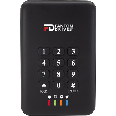 Micronet Fantom Drives 500GB Encrypted Hard Drive - DataShield - 256 ...