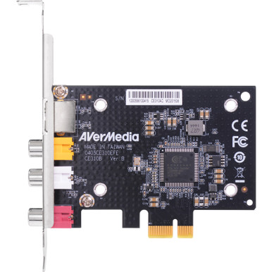 AVerMedia SD PCIe Frame Grabber with Composite / S-Video Interfacing